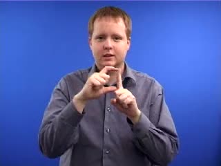 BSL sign for 'd' - BSL Dictionary